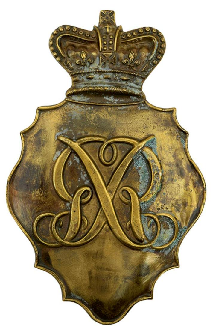 Copy Shako Plates, One 1800 1812, Four 1812 1816, And A Cast Brass ...