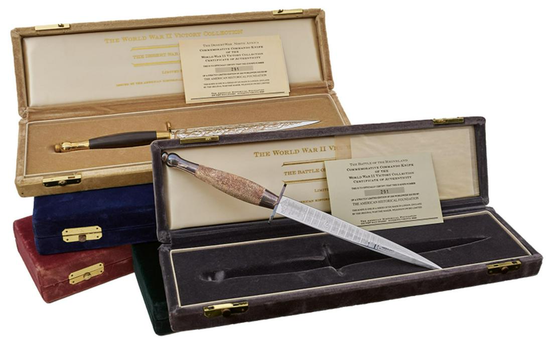 A Set Of Six Limited Edition Wilkinson Sword Fs Commando Knives Or ...