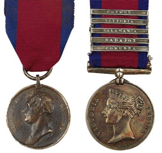 Copy Waterloo Medals, Renamed Corporal Jonathan Foxxxx Batt.