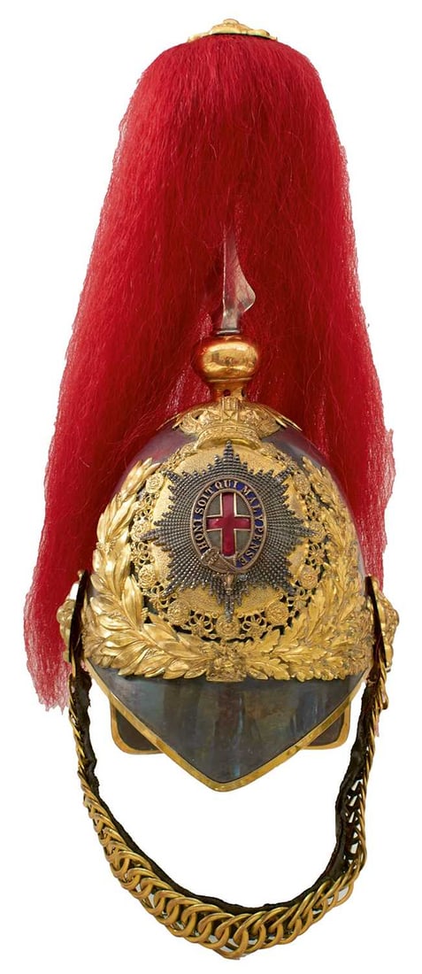 A Victorian Royal Horse Guards Officer's Helmet, - Aug 06, 2025 ...