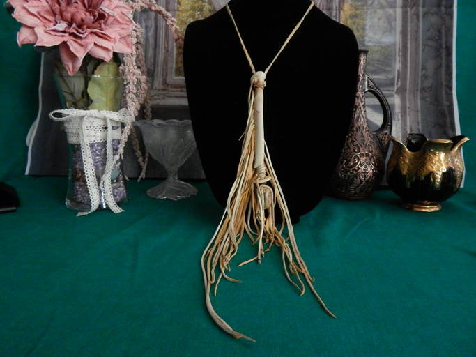 Primitive Pencil/pen Holder Native American Style