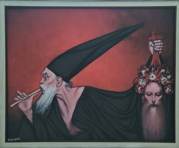 Rafael Coronel, Glicee On Canvas