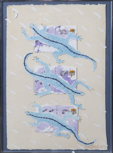 Raine Bedsol (20th C.) American, Mixed Media