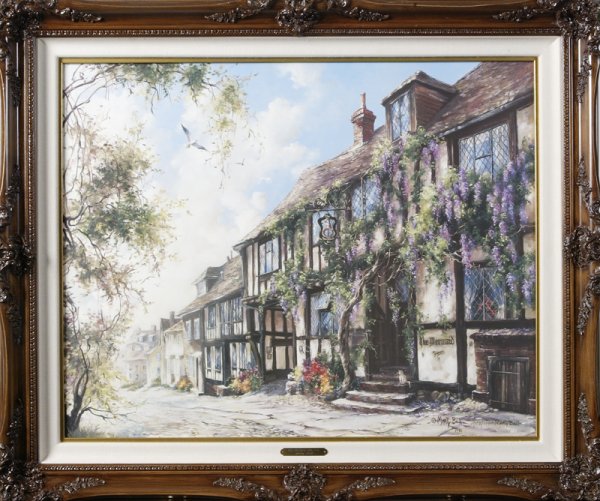 Marty Bell, C. Lithograph; "the Mermaid Inn,rye"