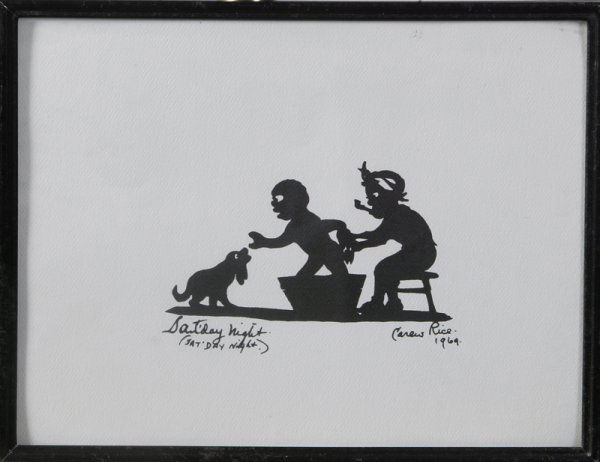 27: Carew Rice, Print ; "Saturday Night"