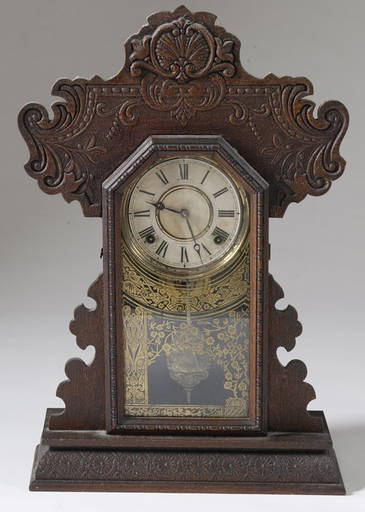 Antique E. Ingraham Gingerbread Mantle Clock