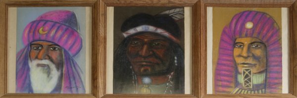 315: 3 Stan Matrunick Pastels of Spirit Guides - Feb 13, 2010 | Midwest ...