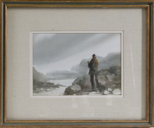 984: Cathy Welner, Watercolor on Paper; Fisherman - Feb 14, 2010 ...
