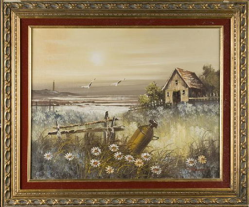 257: Hansen Oil Painting on Canvas - Sep 11, 2010 | Midwest Auction ...