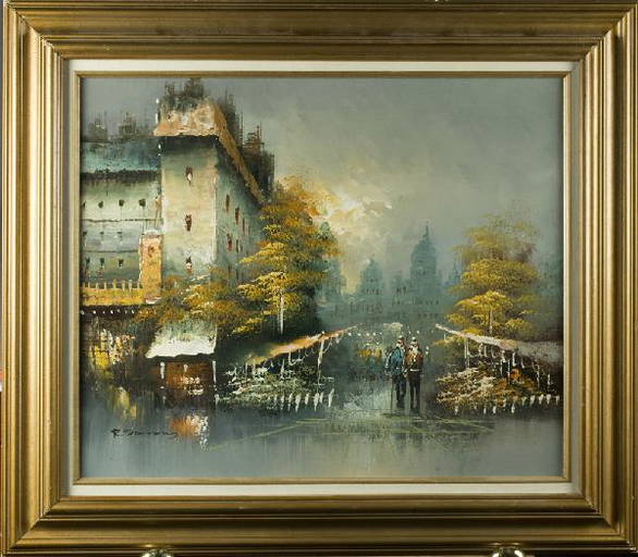 R. Simmons, Oil Painting On Canvas