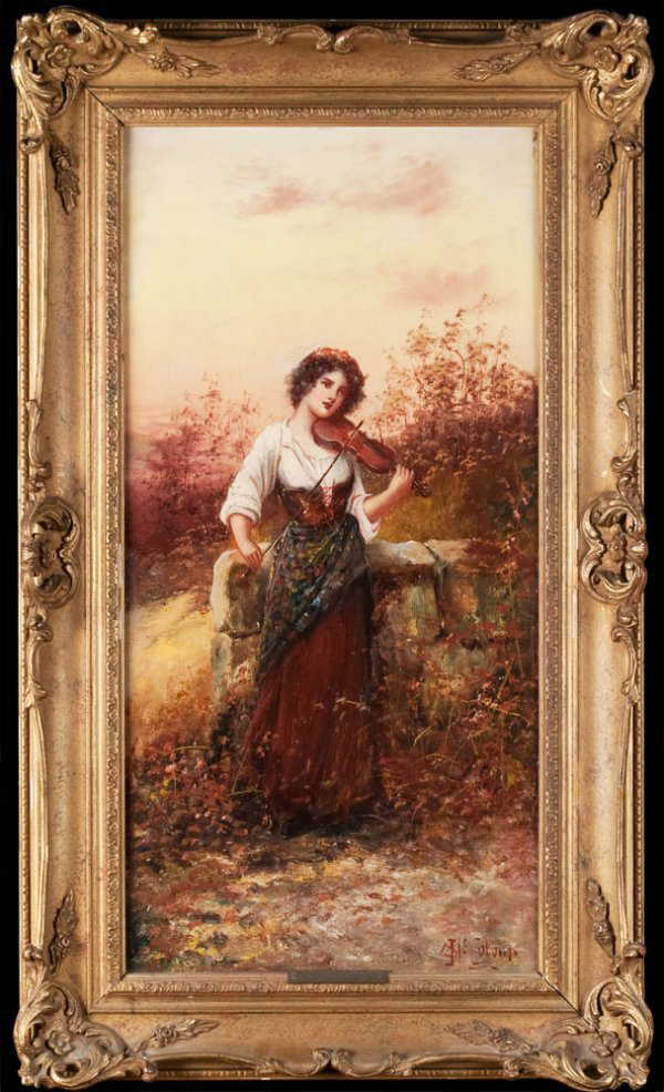 481A: James Andrew Mc Colvin Oil Painting On Canvas