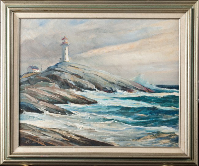 994: William Edward De Garthe Oil Painting on Board