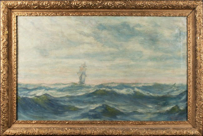 233: Charles Edward Hallberg, Oil Painting on Canvas