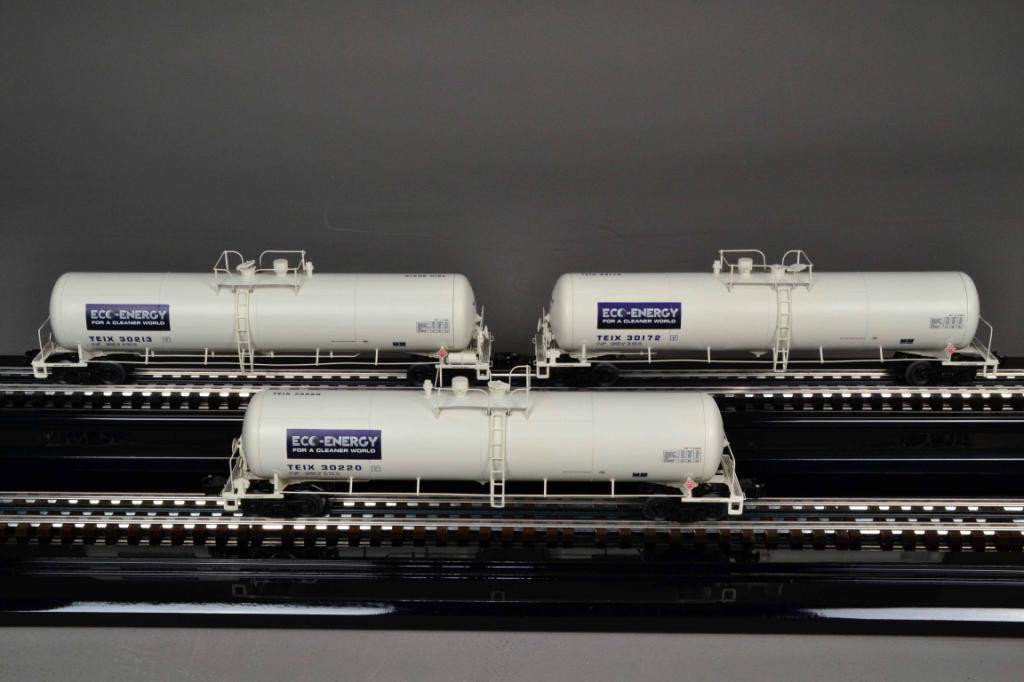 (3) LIONEL VISIONLINE ETHANOL TANK CARS