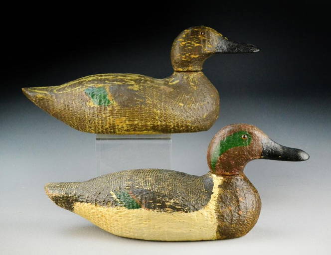 Gundlefinger Greenwing Teal Duck Decoys Pair