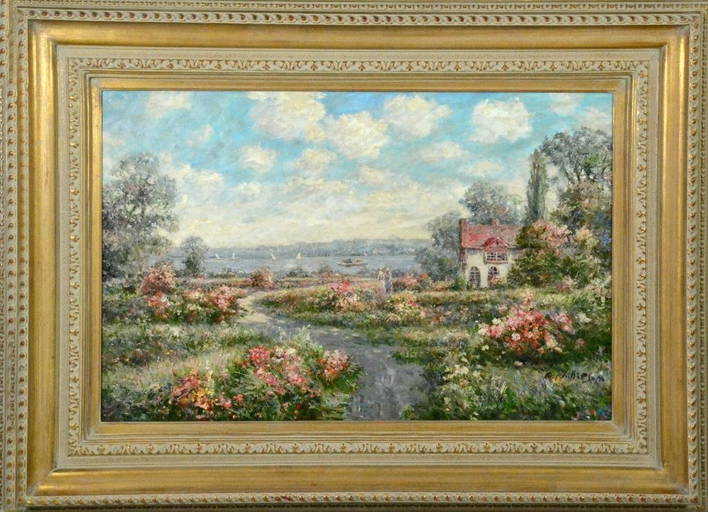 R. Phillipson Oil Painting On Canvas