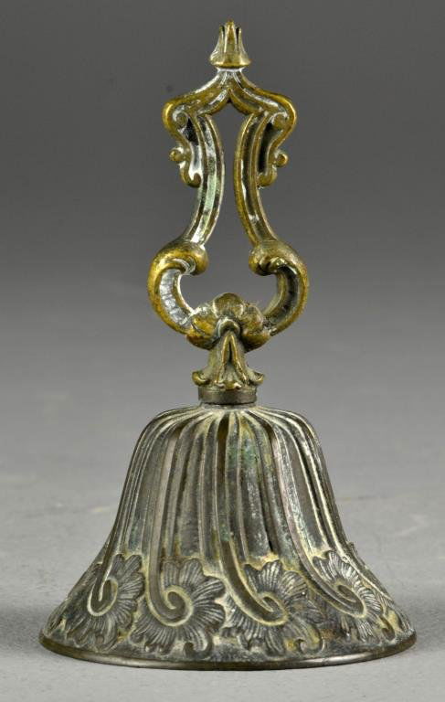 An Antique Bronze Hand Bell
