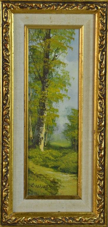 Clara Inness Oil Painting on Board - Nov 17, 2013 | Midwest Auction ...