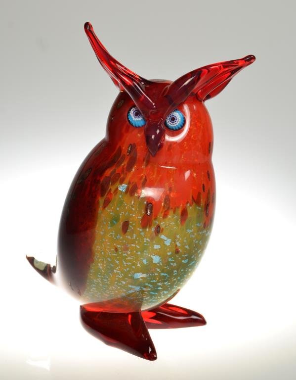 Franco Moretti Murano Art Glass Sculpture