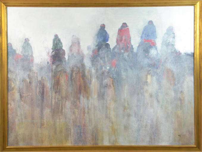 An Albert Clymer Acrylic Painting On Board