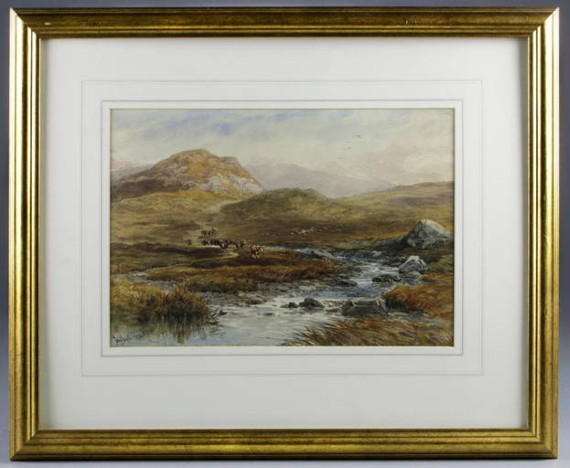 John Steeple Watercolor Painting On Paper