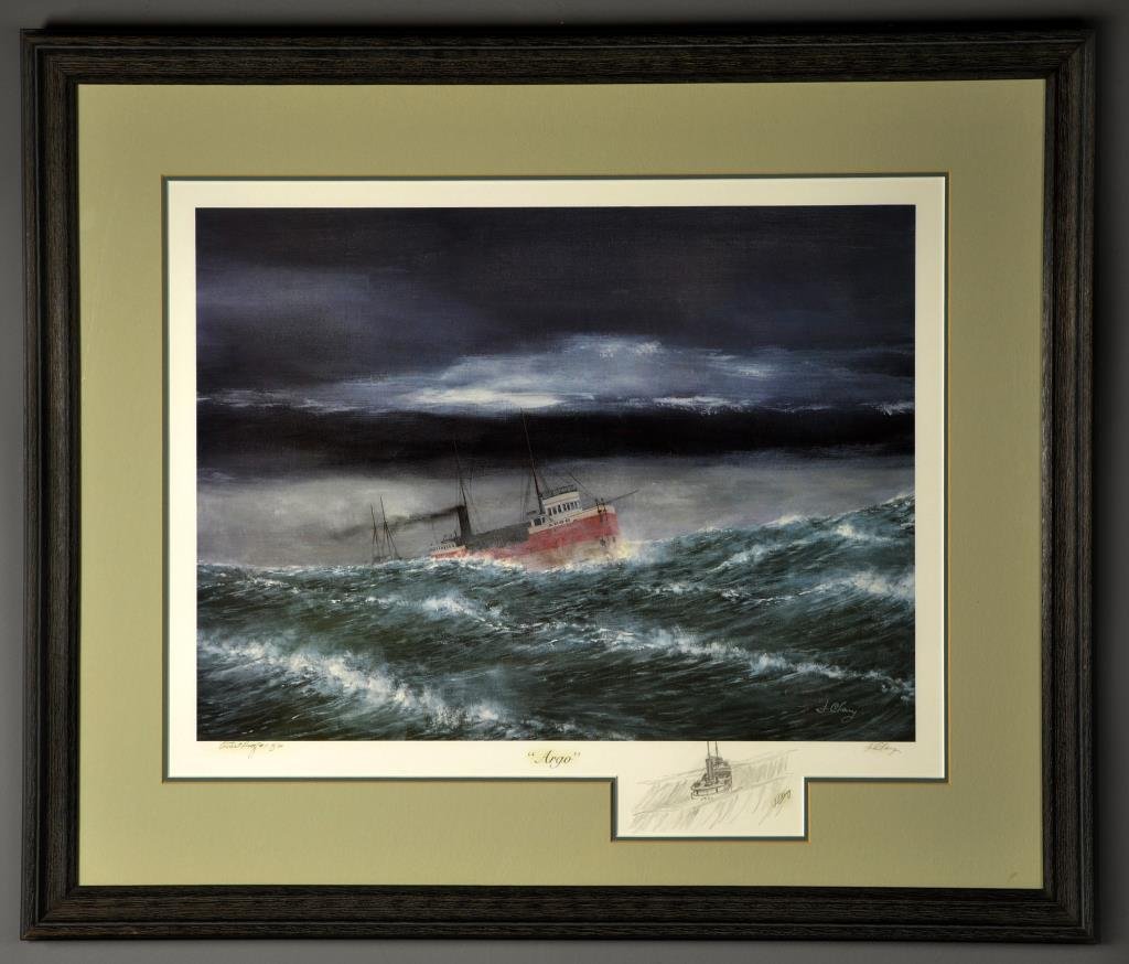 Jim Clary Pencil Signed Colored Print