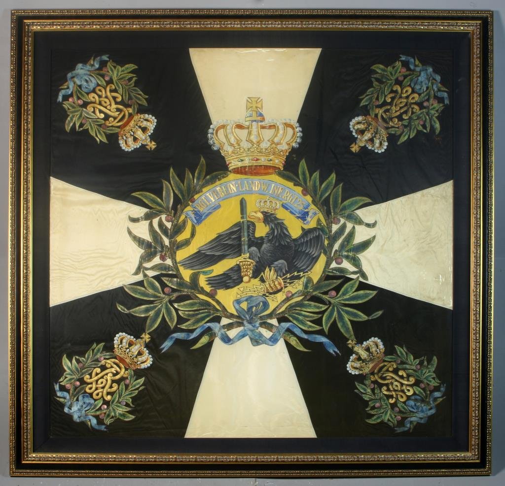 German WWI Regimental Flag, Painted Silk & Embroidery - Sep 27, 2014 ...