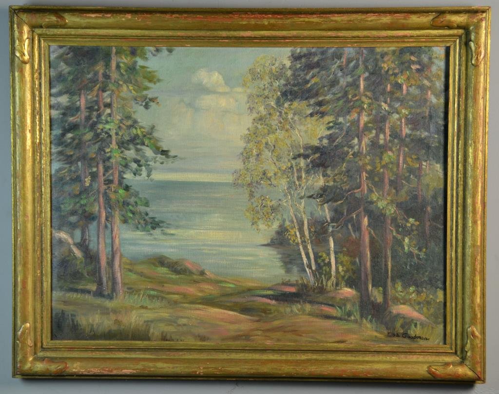 Elsa Goodman Oil Painting on Canvas - Sep 28, 2014 | Midwest Auction ...