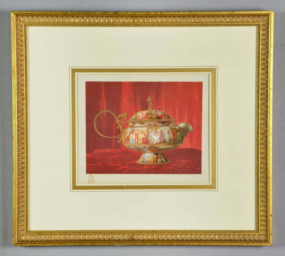 George Barrie Colored Lithograph By Artist Leroy