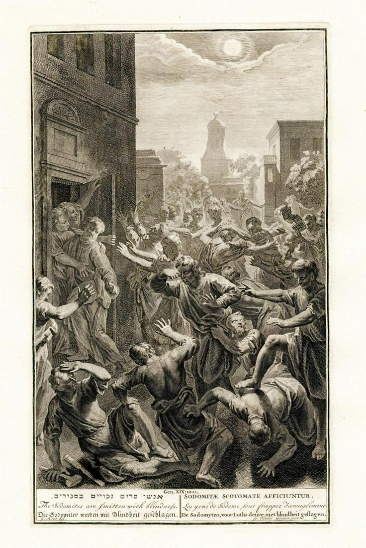 Collection Of Engravings Biblical Scenes, 18th