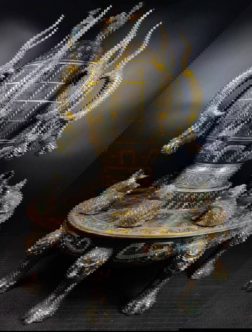 Eastern Han Bronze -inlaied Gold And Silver Divine Motor (the Earliest ...