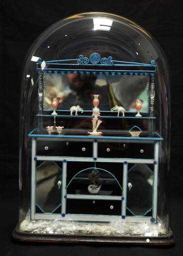 A Large Victorian Novelty Glass Frigger.