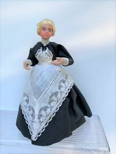 Delores Coles Sculpted Doll of Maid w/ Braids - Sep 28, 2019 | Karen's ...