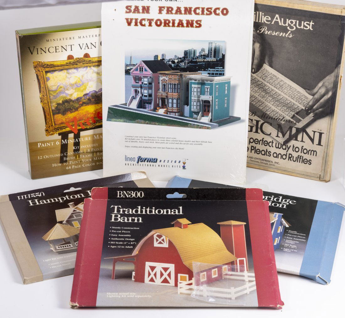 Variety Of Paper House Kits - Jul 31, 2022 | Karen's Dollhouse Shop in NJ