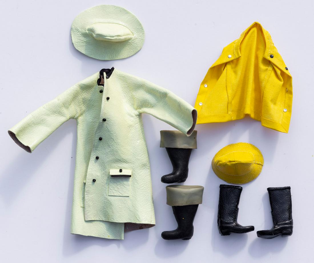 Rain, Rain Go Away Doll Clothing Raincoats & Boots By Doll's Cobbler