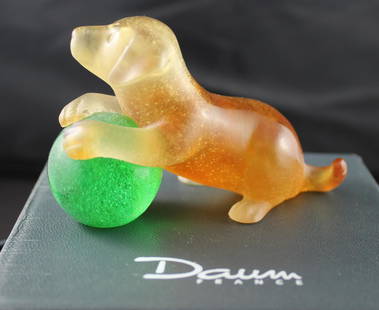 Daum Pate De Verre Charles Jr. Dandy