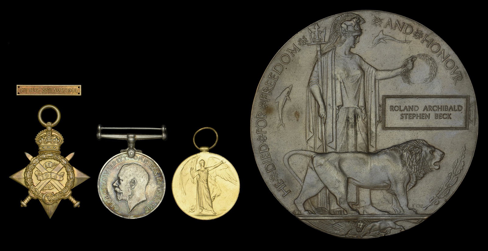 The Barry Hobbs Collection of Great War Medals (#0016) on Aug 17, 2021 ...