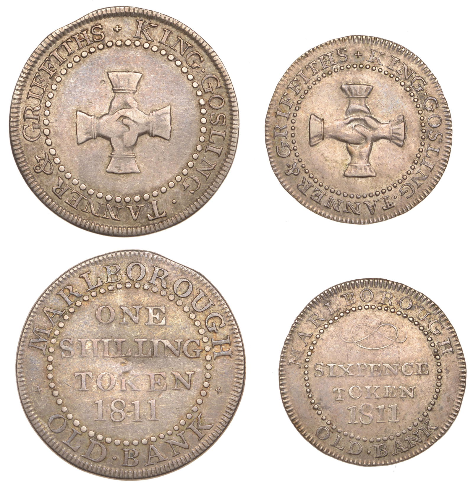 The Collection of 19th Century Silver Tokens formed by (#1349) on Mar ...