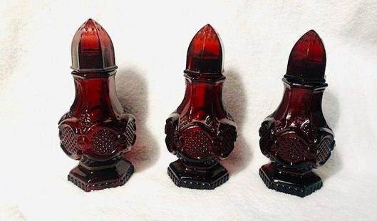 Vintage Avon Ruby Red Cape Cod Pitcher