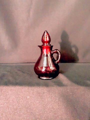 Vintage Avon Ruby Red Decanter