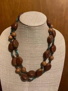 Genuine Kukui Tree Nuts Brown With Shells Necklace 26 Inches Long ...