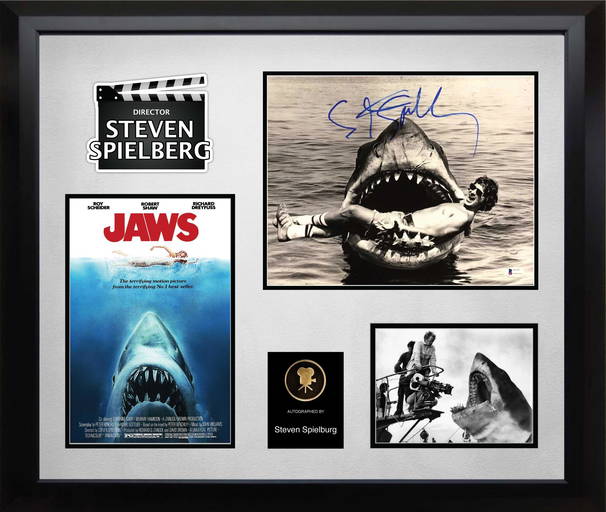 Steven Spielberg Signed Jaws Collage - Nov 08, 2019 | NGU Memorabilia in CA