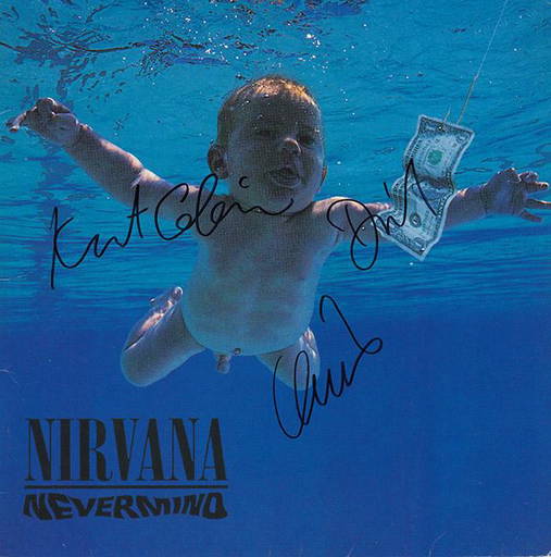 Nirvana Band Signed Nevermind Album