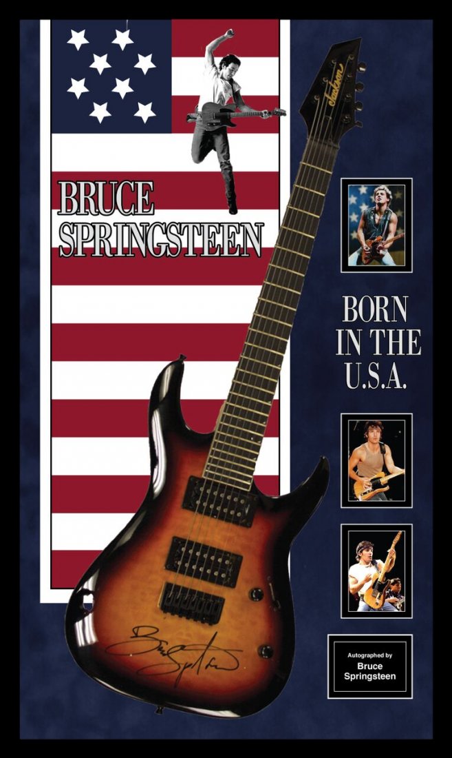 Bruce Springsteen Signed Guitar - Nov 29, 2019 | NGU Memorabilia in CA