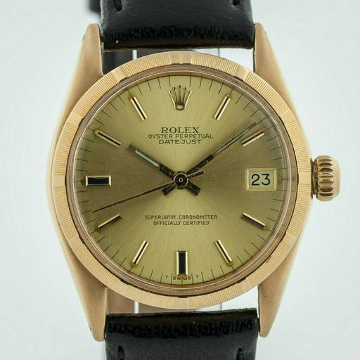 Rolex Oyster Perpetual Datejust Ref 6551 18K Yellow (#30514) on Dec 04 ...