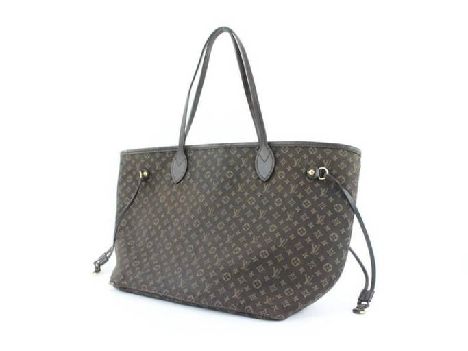 Louis Vuitton Ebene Monogram Mini Lin Idylle Neverfull (#70447) on Jan ...