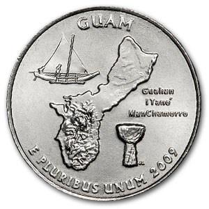 2009-D Guam ATB Quarter 40-Coin Roll BU - Oct 04, 2022 | Pacific Global ...