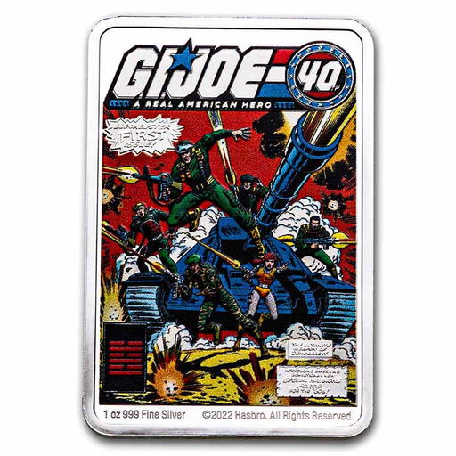 2022 Niue 1 Oz Silver $2 G.i. Joe 40th Anniversary