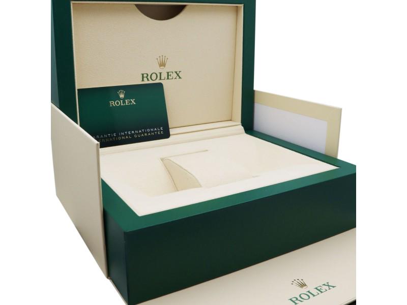 Rolex Day Date 40 Platinum Icy Blue Diamond Baguette Dial President Watch