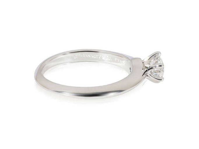 Tiffany & Co. Tiffany Setting Diamond Solitaire Ring In 950 Platinum